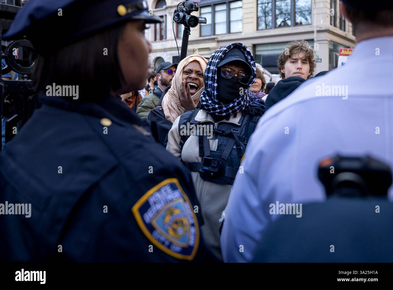 March 11, 2025, New York City, New York, United States: Hundreds of ...