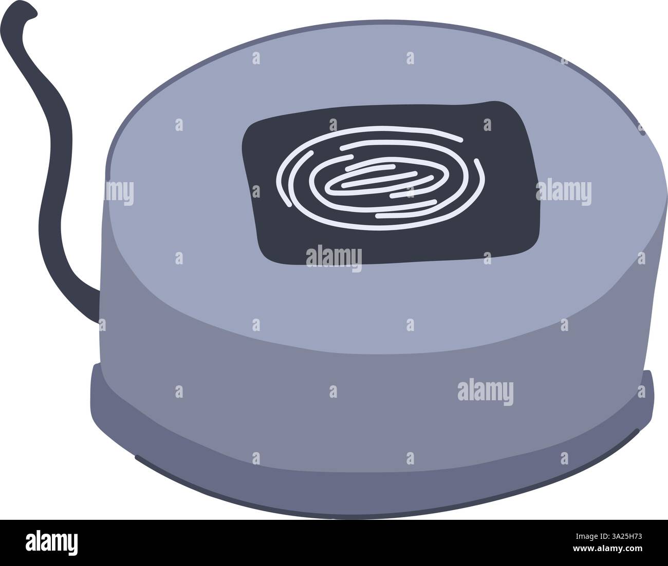 device fingerprint scanner cartoon vector illustration Stock Vector ...