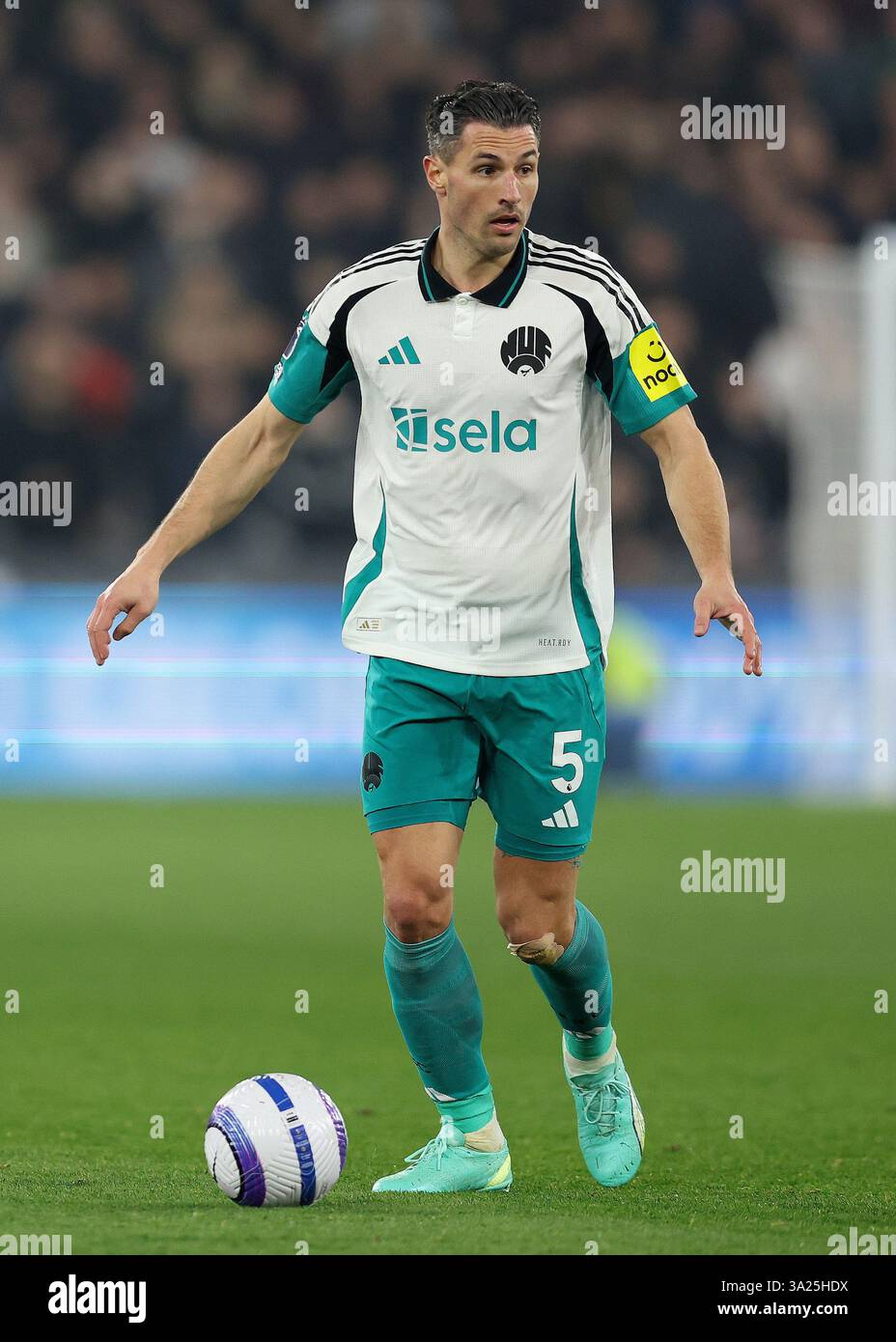 London, England, 10th March 2025. Fabian Schar of Newcastle United ...