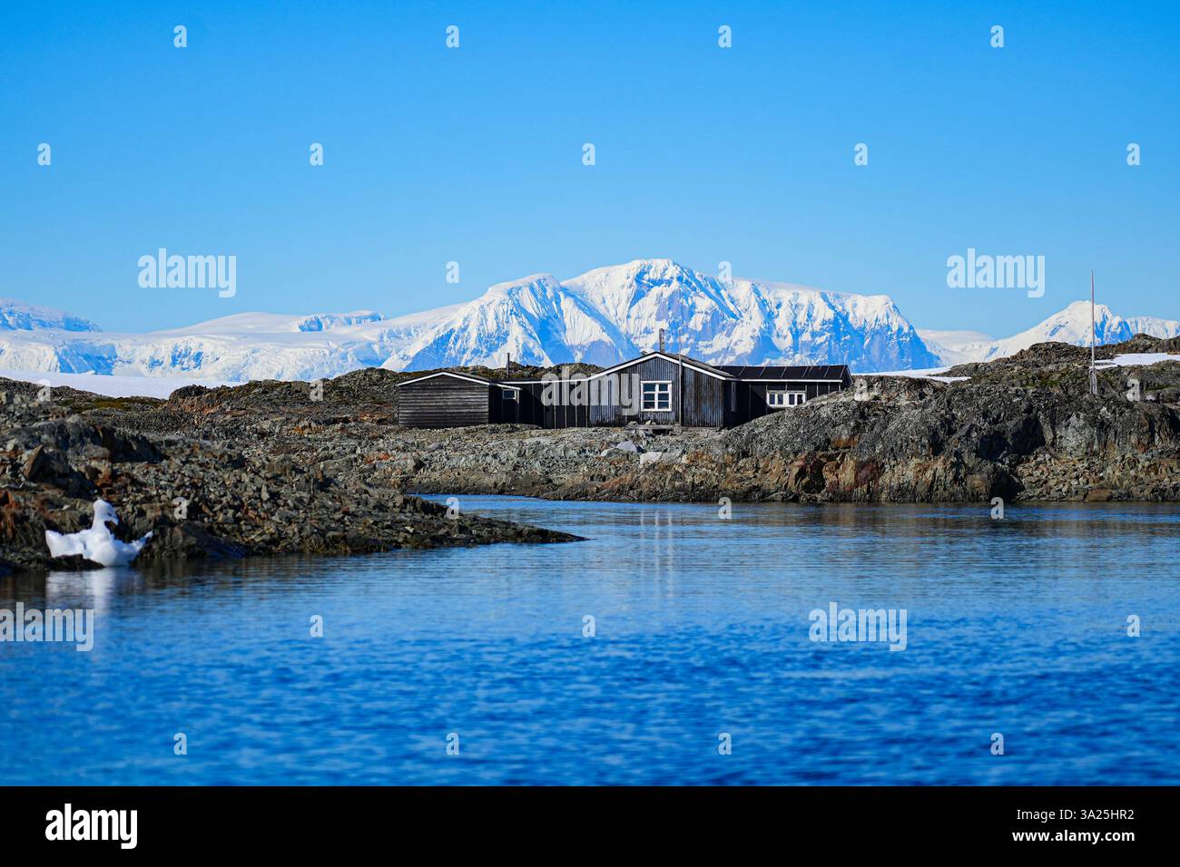 Wordie House, an old research station (Base F) of the British Antarctic ...