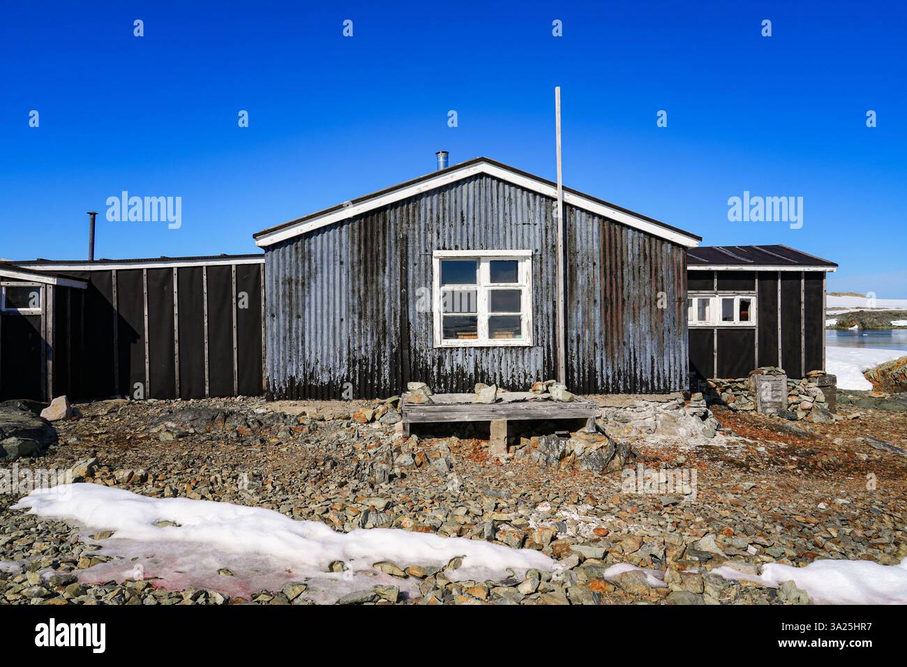 Wordie House, an old research station (Base F) of the British Antarctic ...