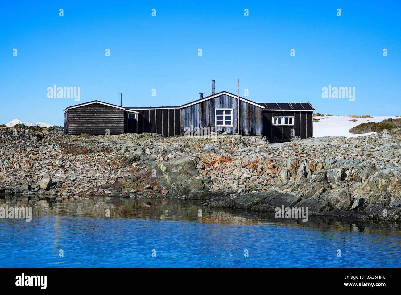 Wordie House, an old research station (Base F) of the British Antarctic ...