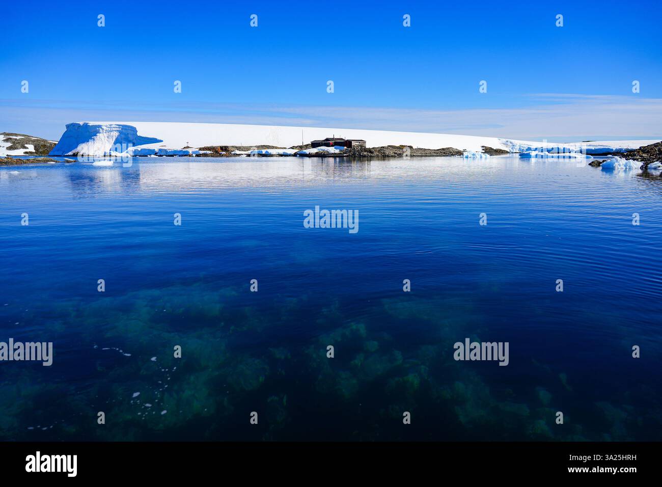 Wordie House, an old research station (Base F) of the British Antarctic ...