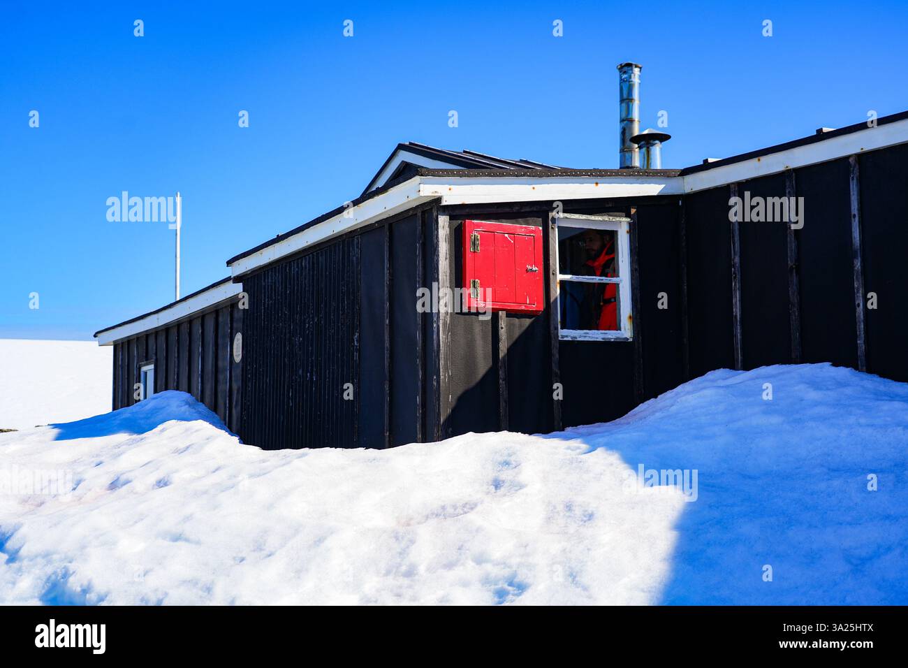 Wordie House, an old research station (Base F) of the British Antarctic ...