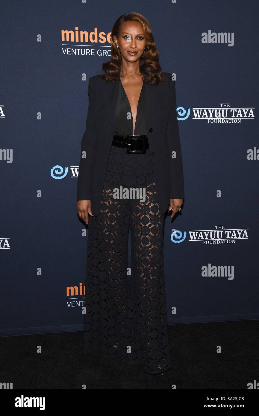 New York, USA. 11th Mar, 2025. Fashion supermodel Iman attends The ...