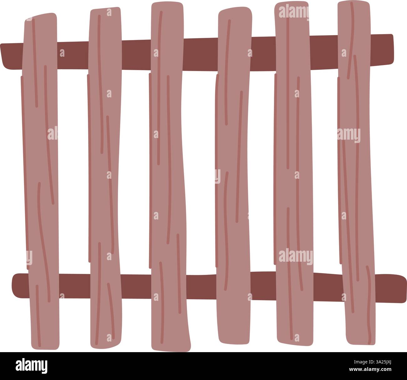 stain fence wood cartoon vector illustration Stock Vector Image & Art ...