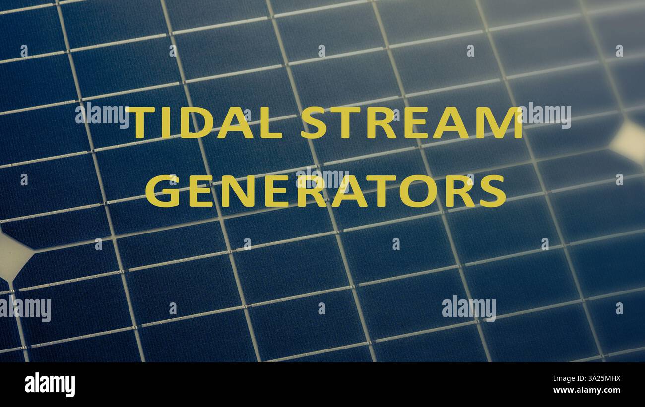 Tidal Stream Generators Uses underwater turbines to harness the kinetic ...