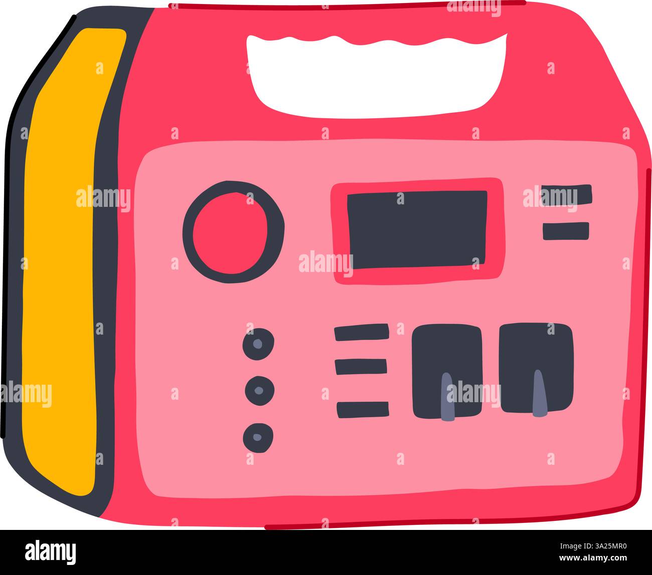 coal electricity generator cartoon vector illustration Stock Vector ...