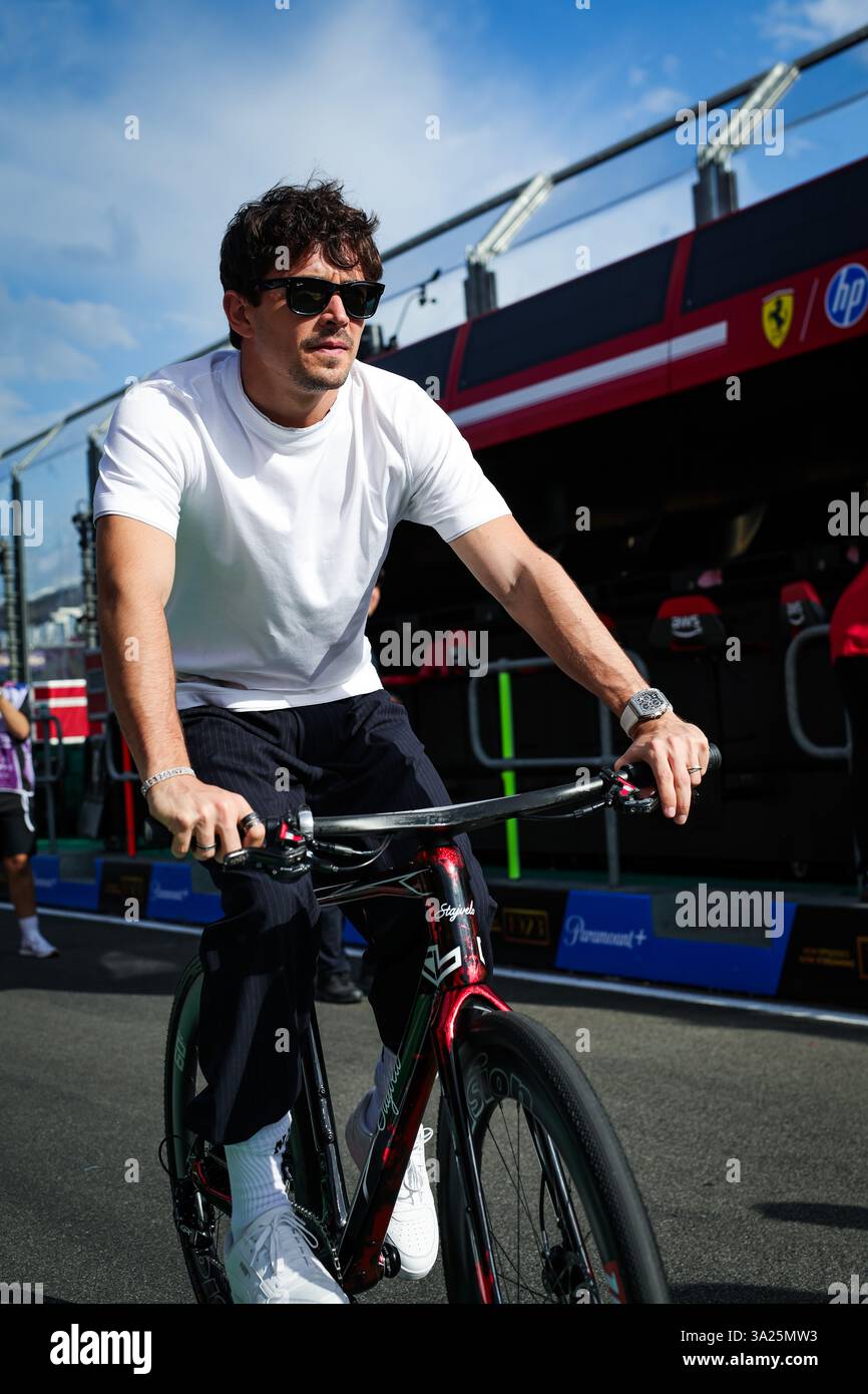 Melbourne, Australie. 12th Mar, 2025. LECLERC Charles (mco), Scuderia ...