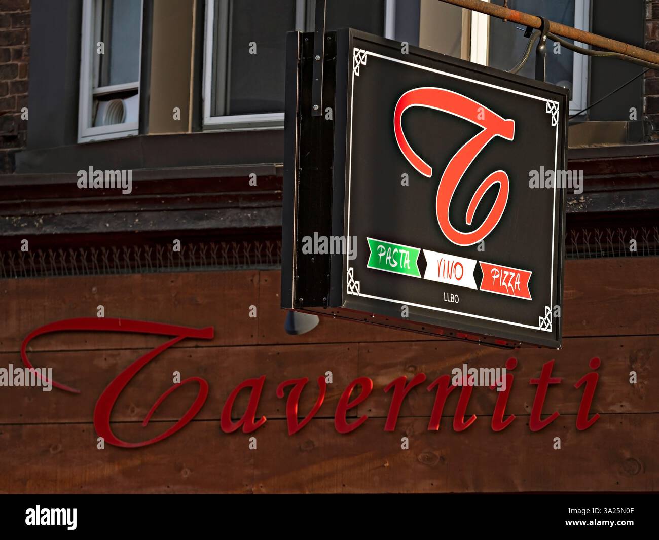 Toronto Canada / The Trattoria Taverniti Restaurant in the Little Italy ...