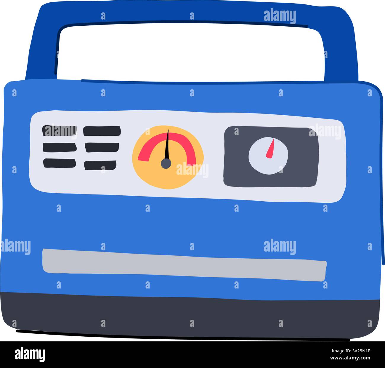 geothermal electricity generator cartoon vector illustration Stock ...