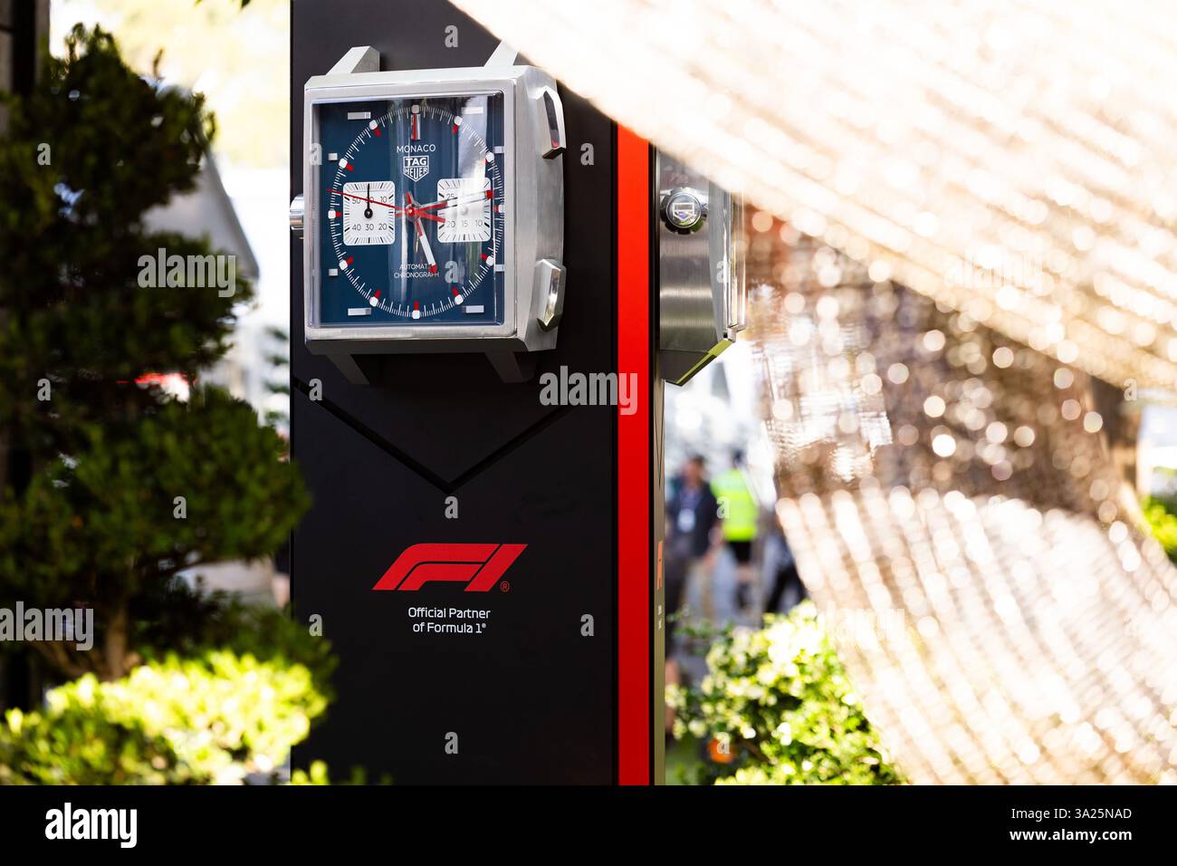 Melbourne, Australie. 12th Mar, 2025. TAG Heuer watch paddock during ...