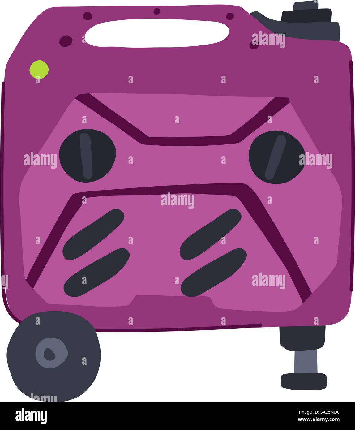 biomass electricity generator cartoon vector illustration Stock Vector ...