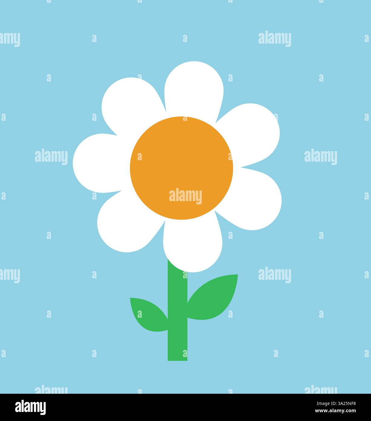 colorful spring flower vector illustration Stock Vector Image & Art - Alamy