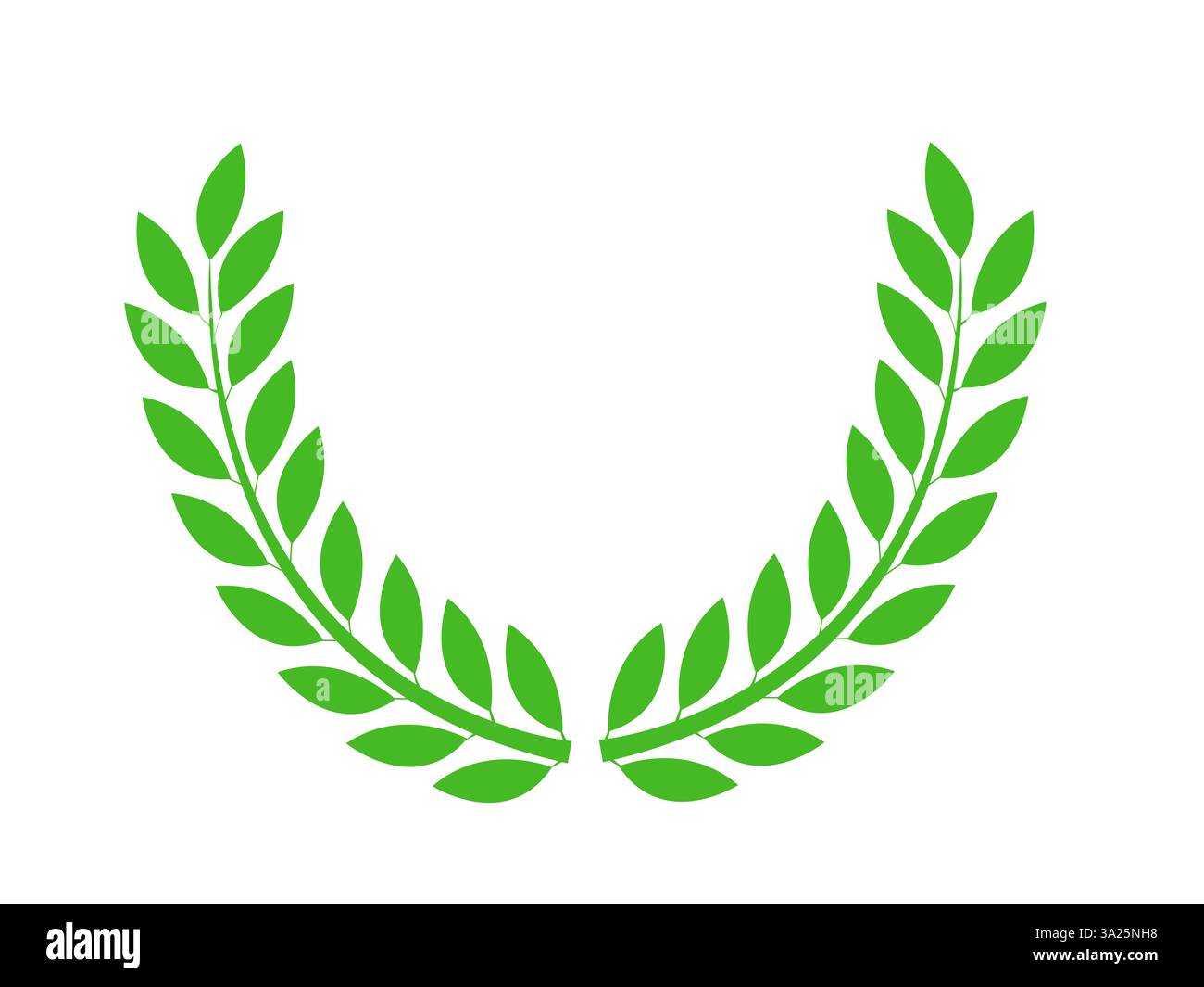 Laurel wreath vector illustration Stock Vector Image & Art - Alamy