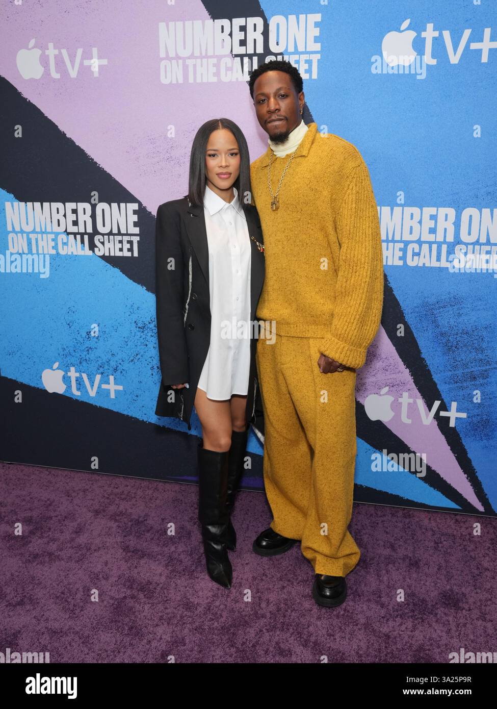 Serayah and Joey Badass attend Apple TV+'s ''Number One On The Call ...