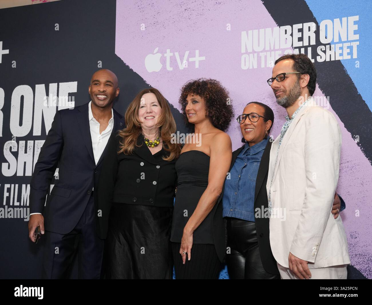 Datari Turner, Shola Lynch, Erika Clarke, and Dan Cogan attend Apple ...