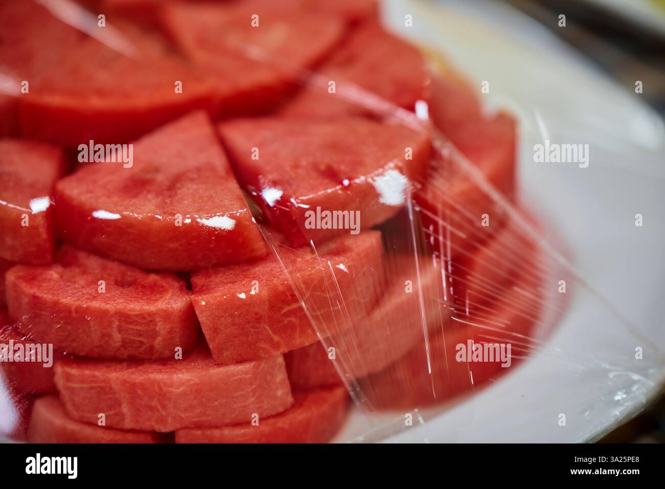 Watermelon slices on vibrant hi-res stock photography and images - Alamy