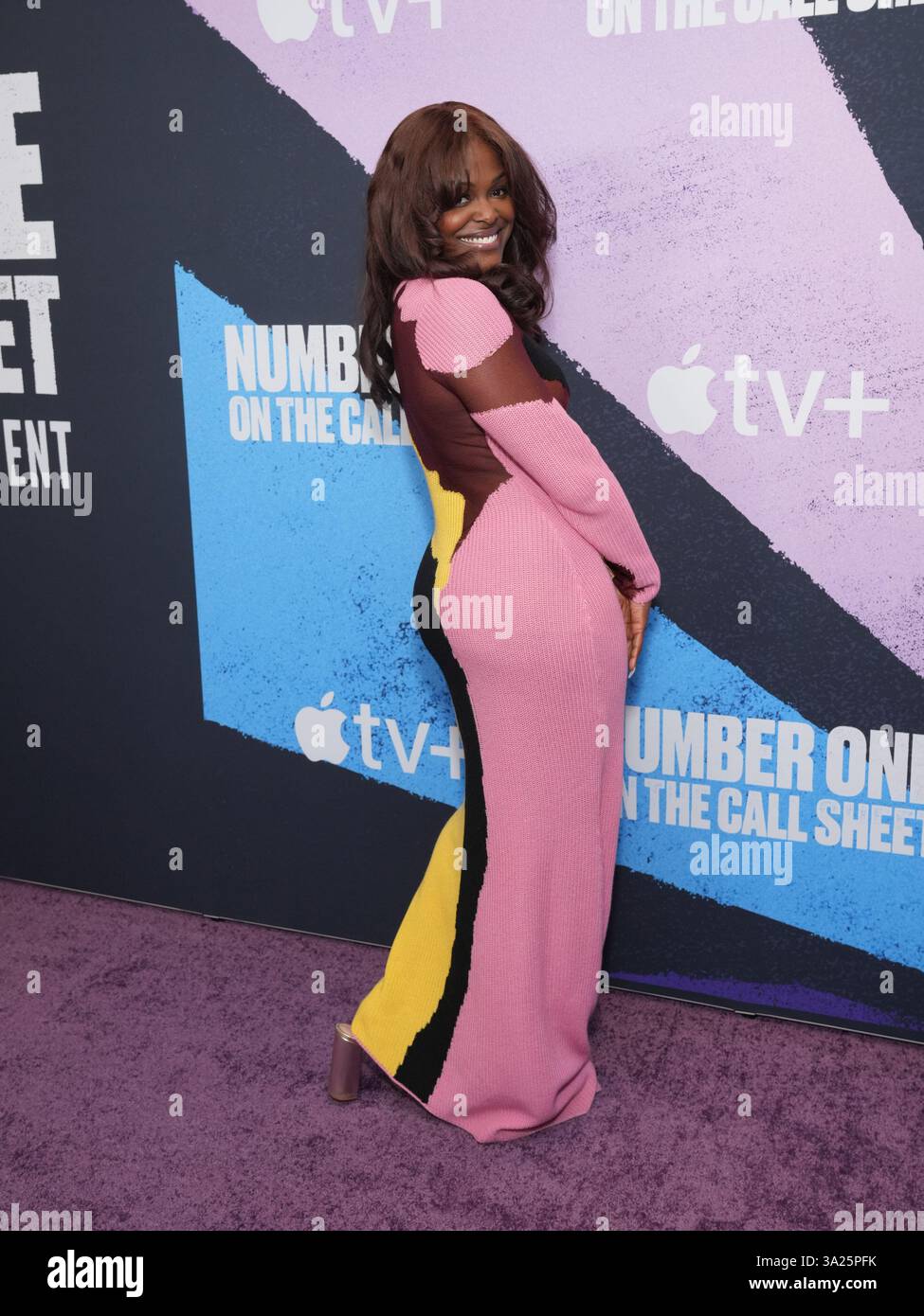 Joc Watchlist attends the Apple TV+ premiere of ''Number One On The ...