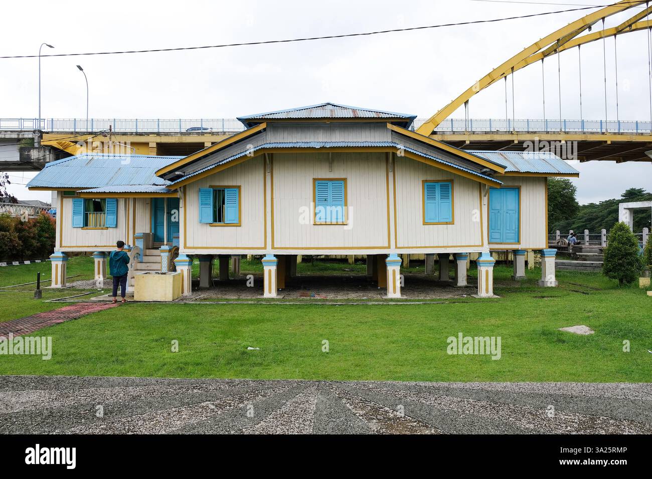 Portrait of Tuan Kadi's historic house in Pekanbaru Stock Photo - Alamy
