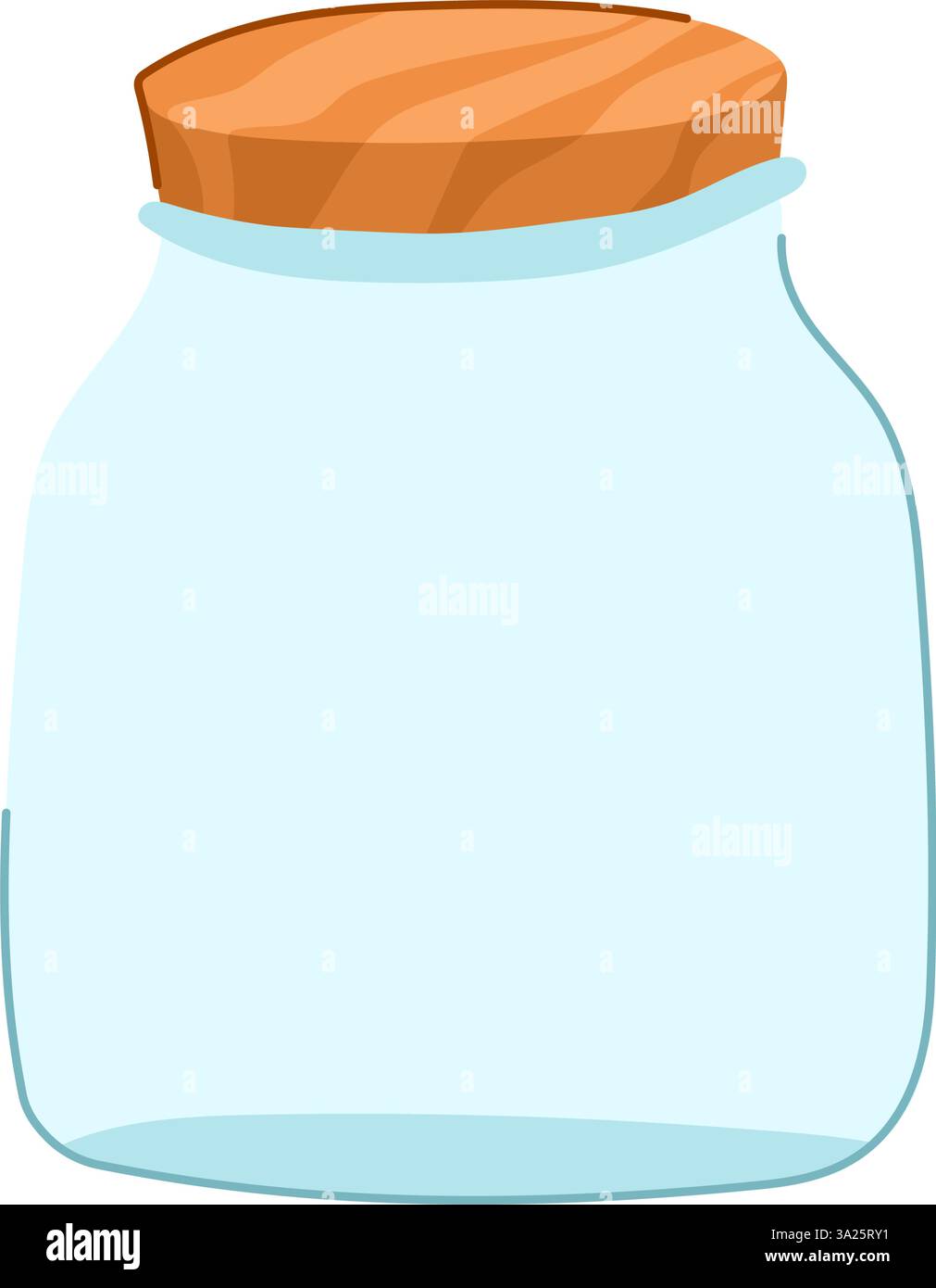 recyclable eco friendly jar cartoon vector illustration Stock Vector ...