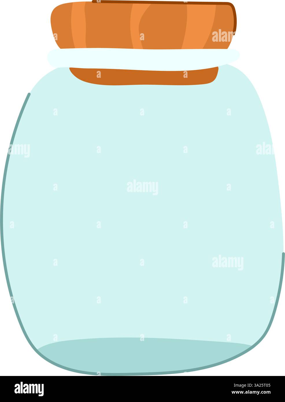 biodegradable eco friendly jar cartoon vector illustration Stock Vector ...