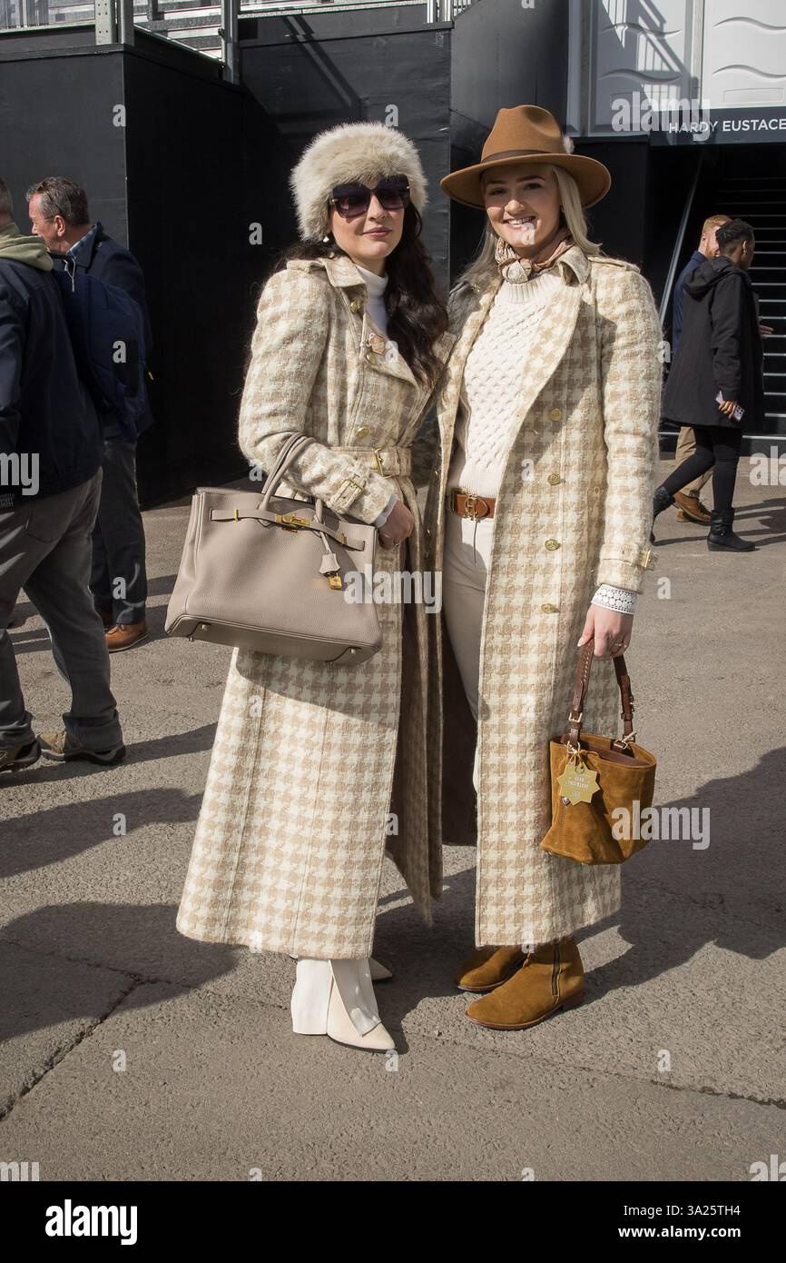 Cheltenham, UK. 11th Mar, 2025. Racegoers enjoying day one of the 2025 ...