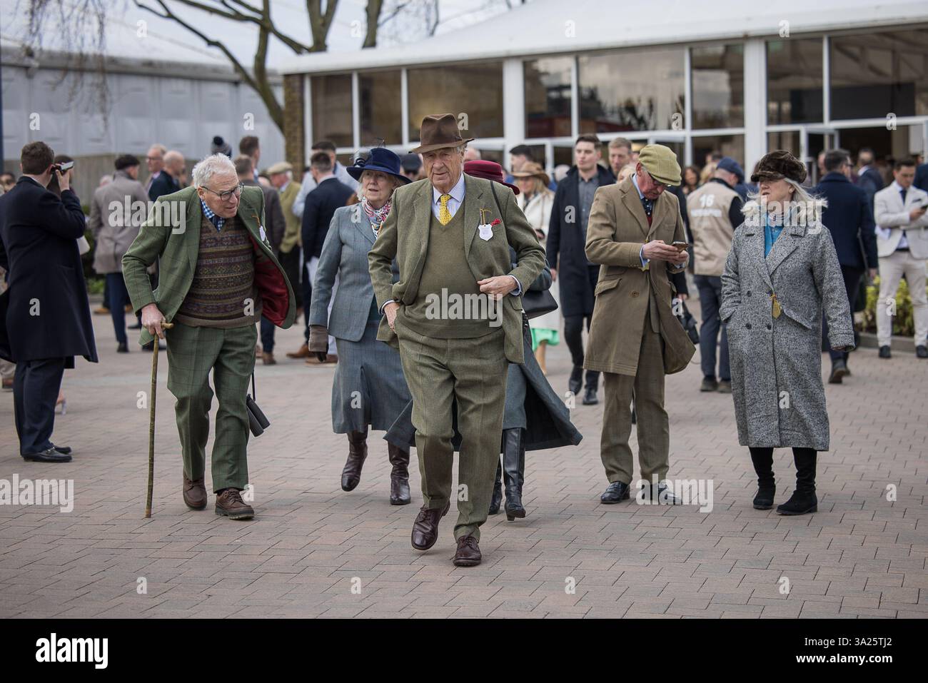 Cheltenham, UK. 11th Mar, 2025. Racegoers enjoying day one of the 2025 ...