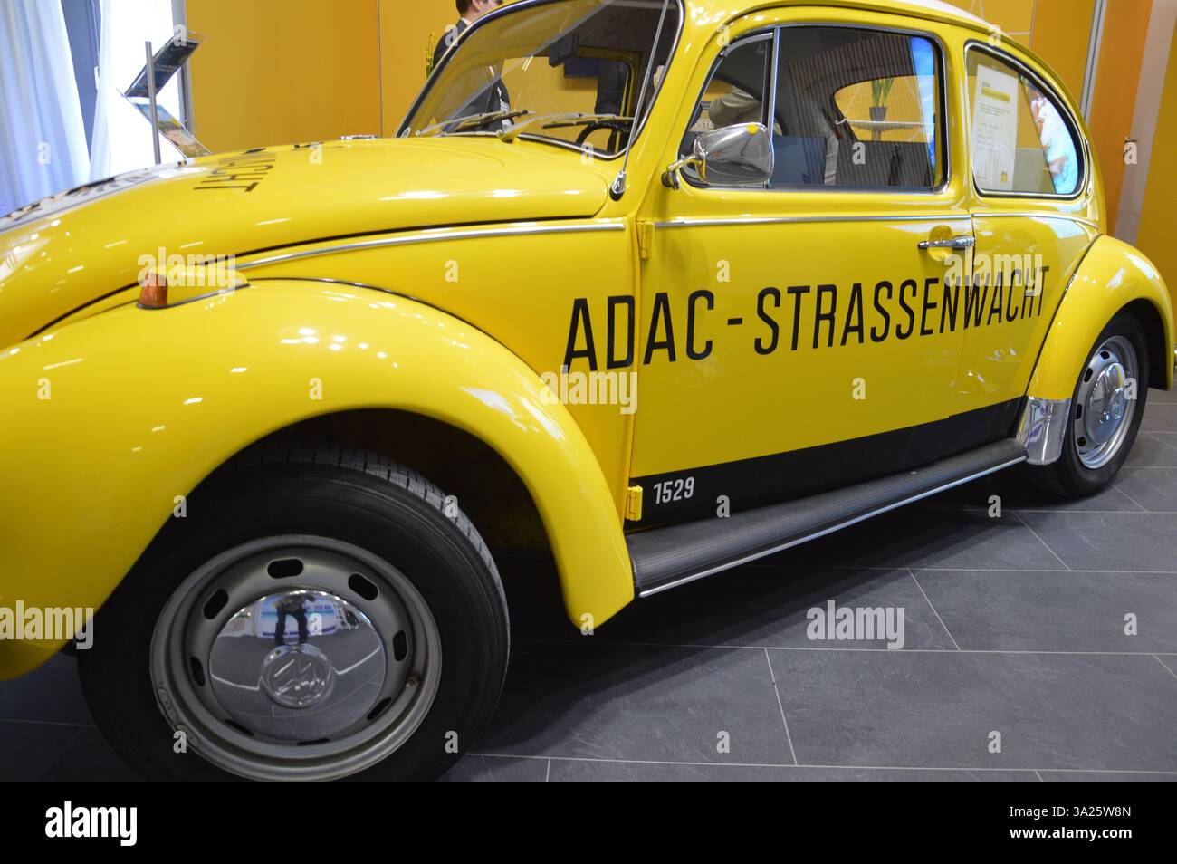 Berlin, Germany - March 6, 2025 - The old ADAC road patrol Volkswagen ...