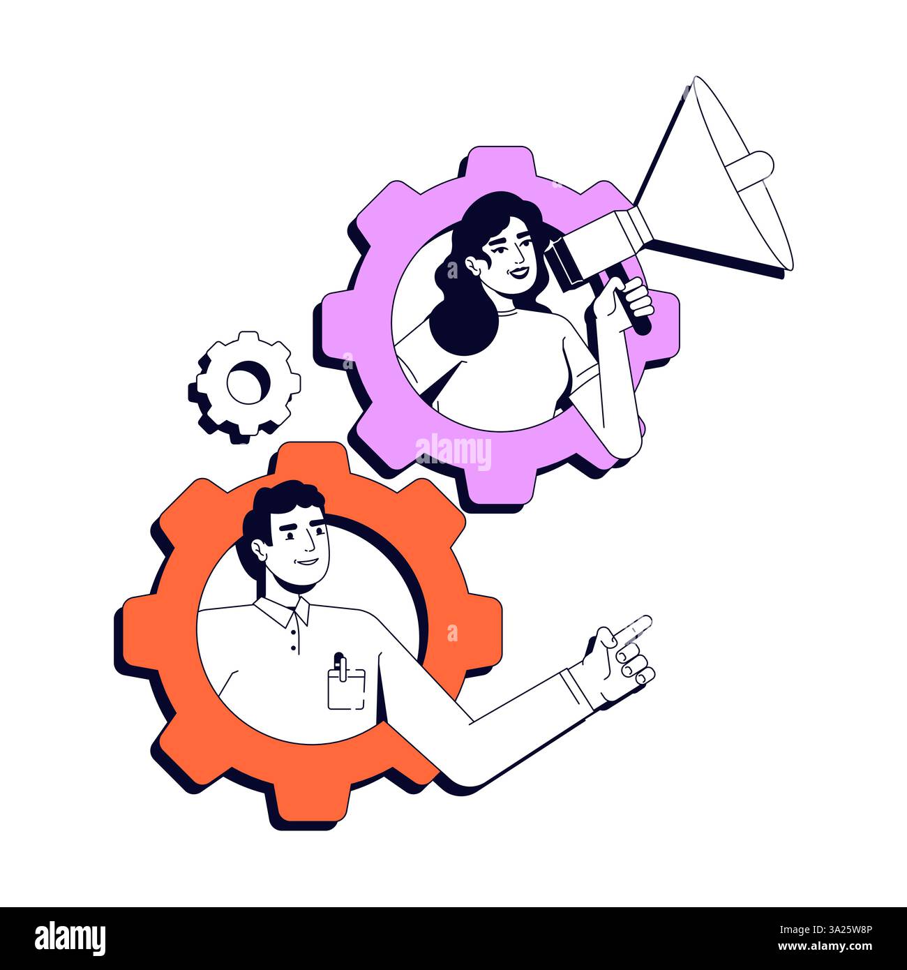 Marketing strategy vector illustration concept Stock Vector Image & Art ...