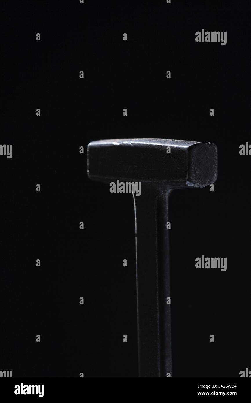 Close up of a double headed hammer Stock Photo - Alamy