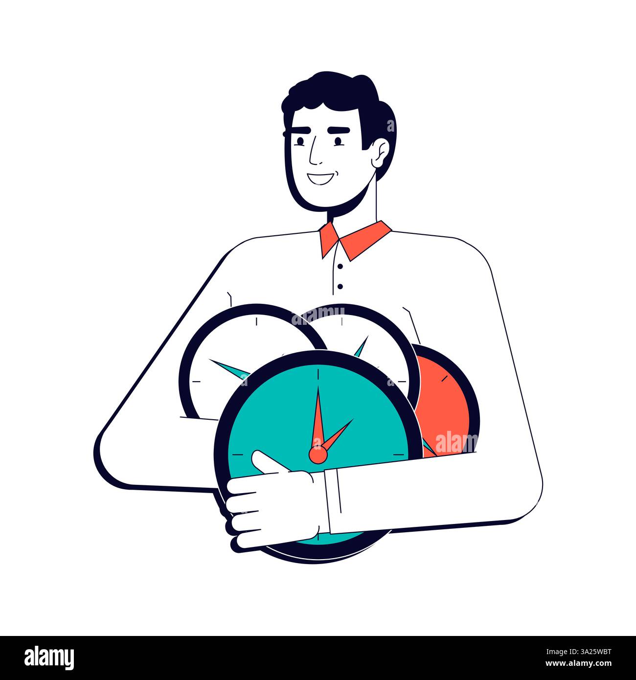 Time management vector illustration concept Stock Vector Image & Art ...