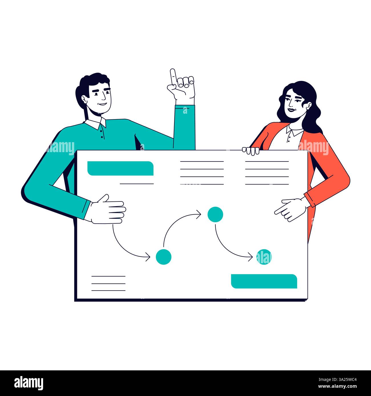 Planning vector illustration concept Stock Vector Image & Art - Alamy