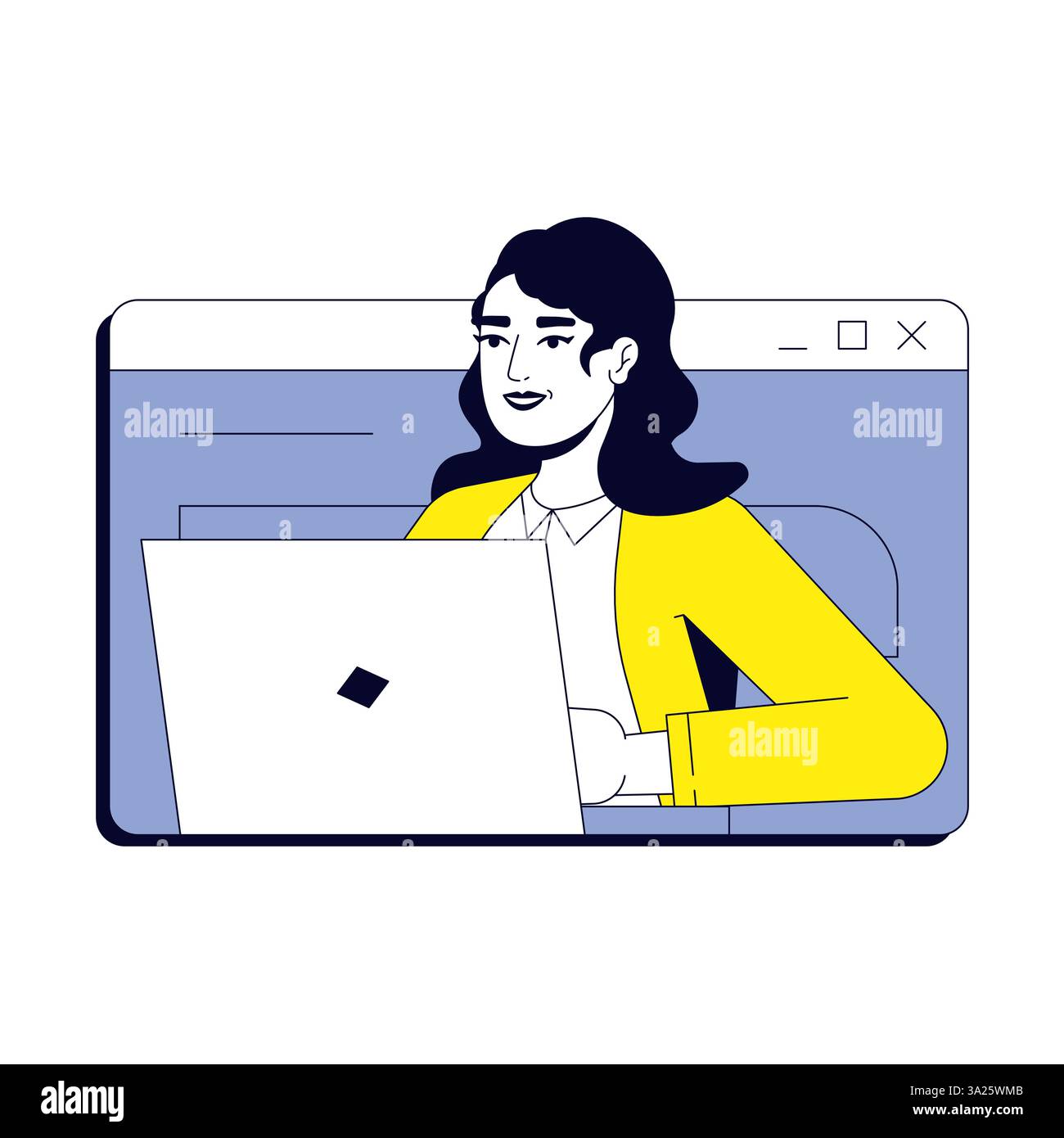 Employee vector illustration concept Stock Vector Image & Art - Alamy