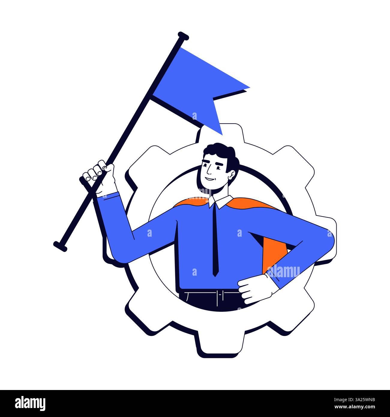 Leadership vector illustration concept Stock Vector Image & Art - Alamy