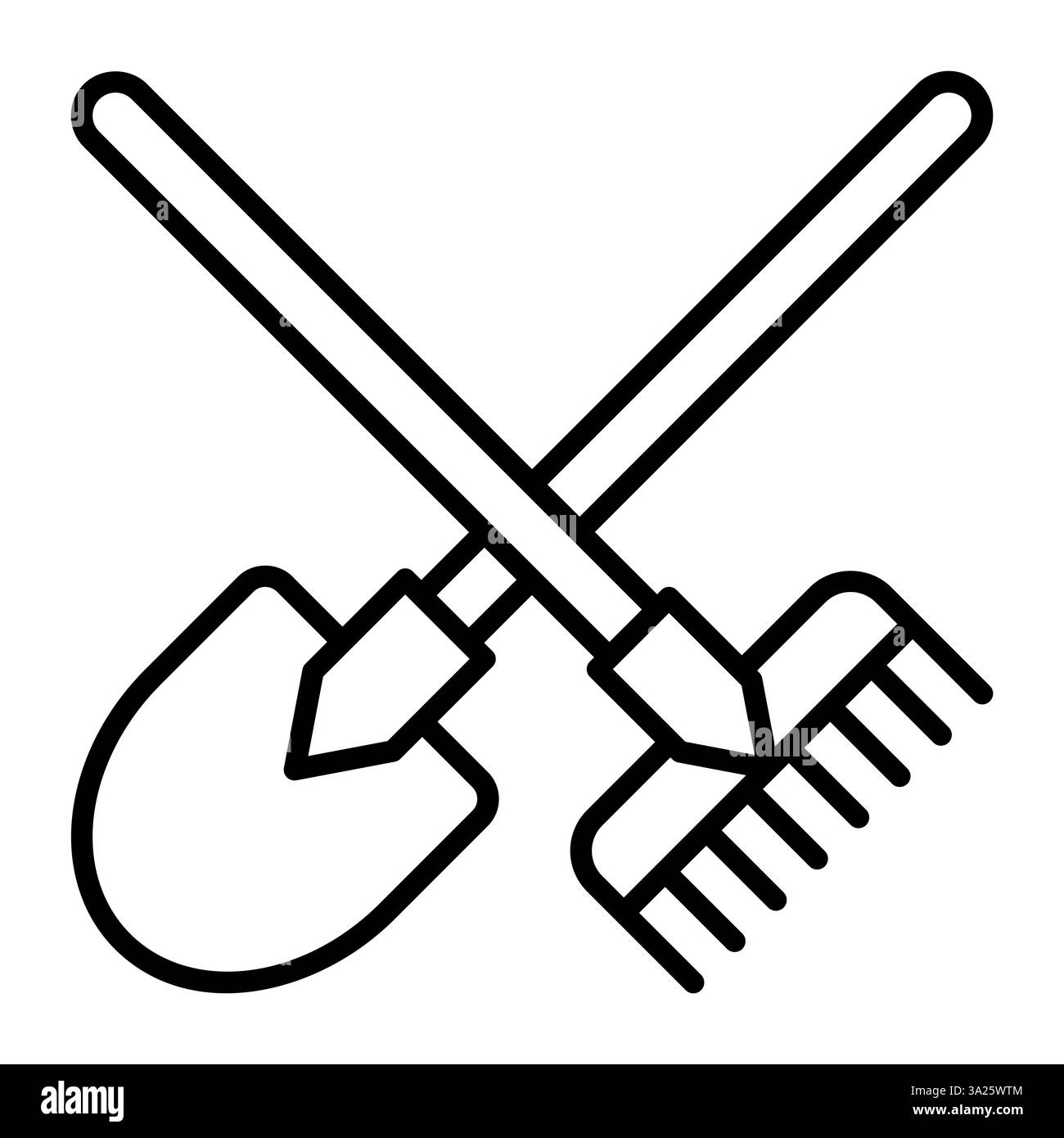 Gardening tools, gardening, farming icon in modern style for website ...