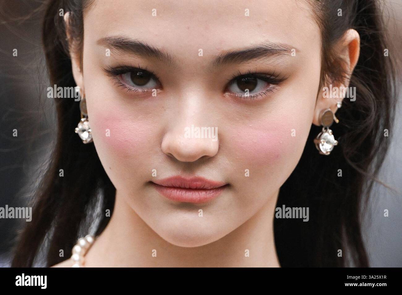 Ella Gross attending the Miu Miu Womenswear Fall/Winter 2025-2026 show ...