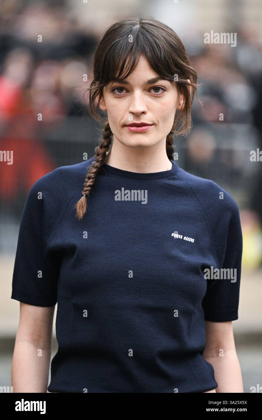 Paris, France. 11th Mar, 2025. Emma Mackey attending the Miu Miu ...