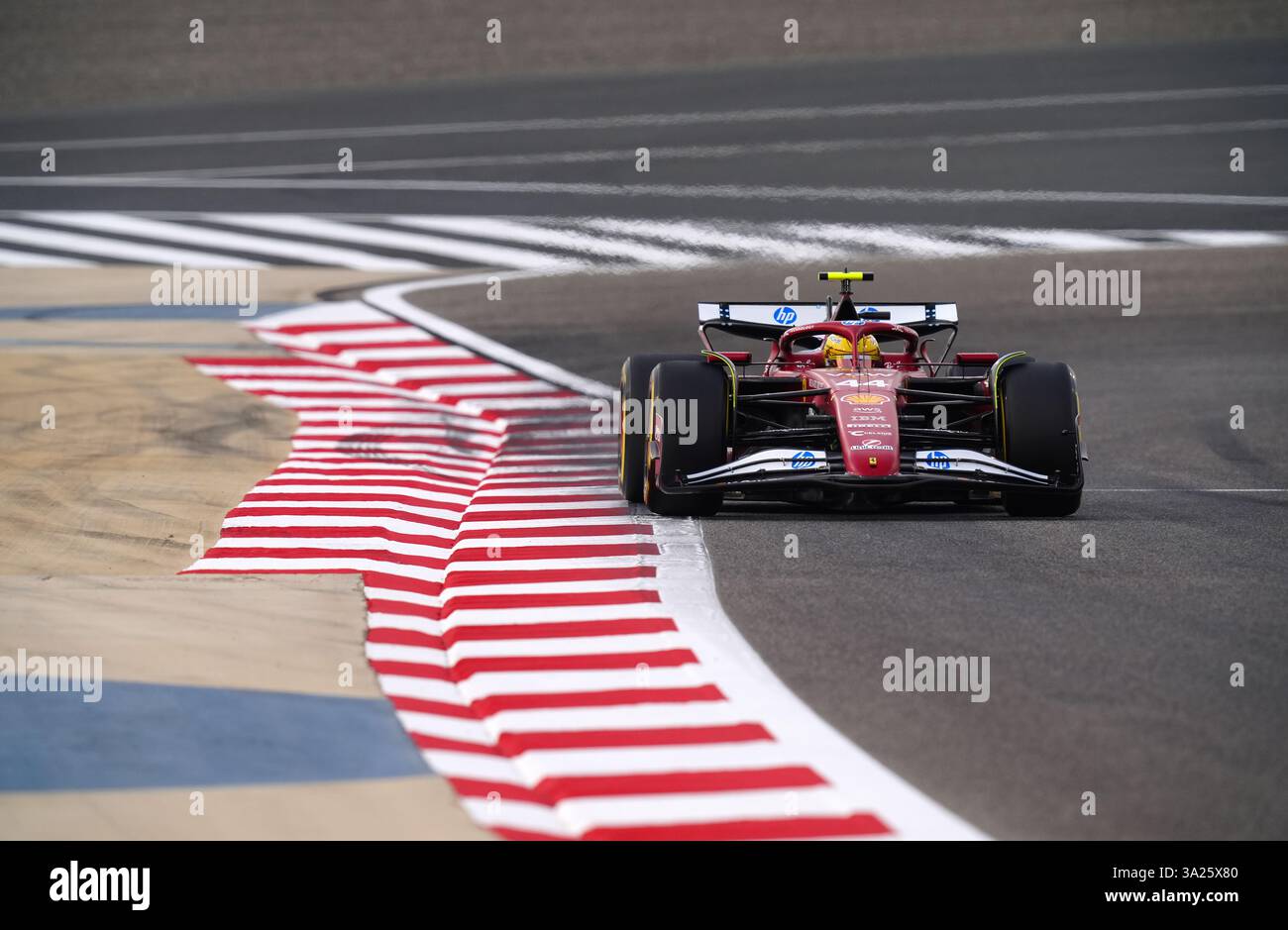 File photo dated 28/02/25 of Ferrari driver Lewis Hamilton. The eyes of ...