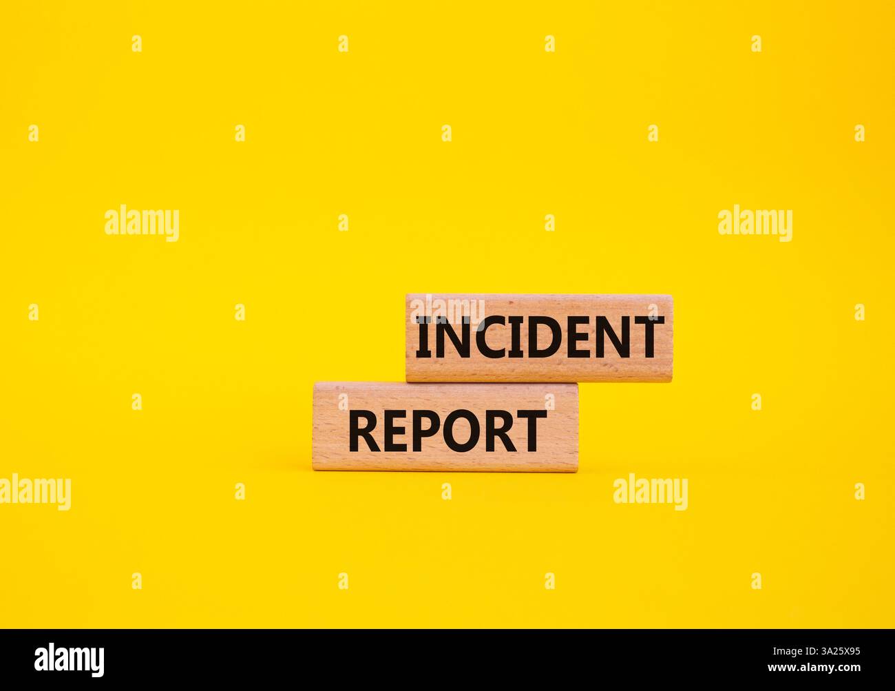 Incident Report symbol. Concept word Incident Report on wooden blocks ...