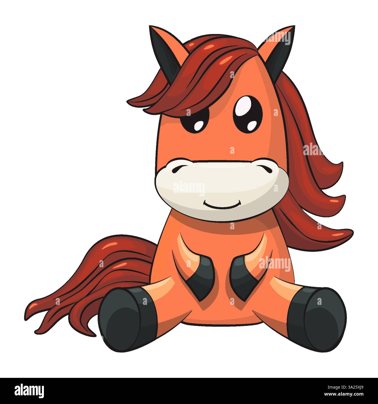 Horse cartoon hi-res stock photography and images - Alamy