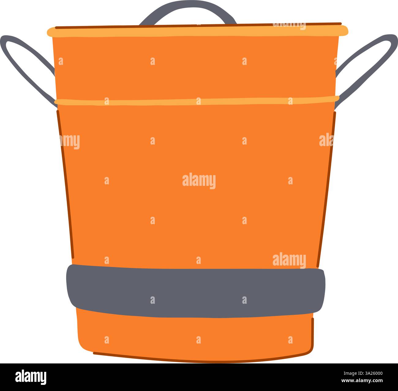microbes compost bin cartoon vector illustration Stock Vector Image ...
