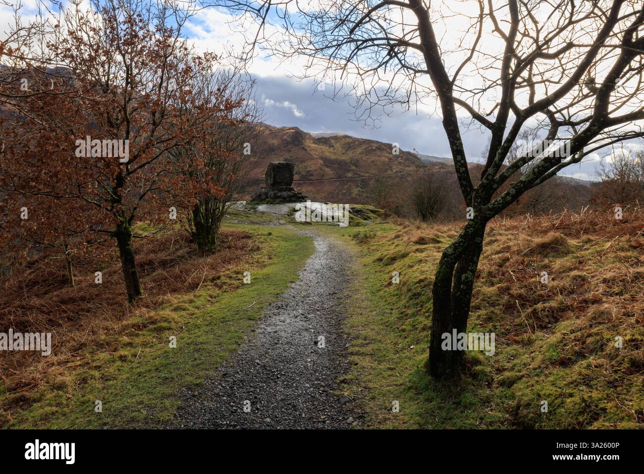 Bruce's Stone, large granite boulder to commemorate King Robert's ...