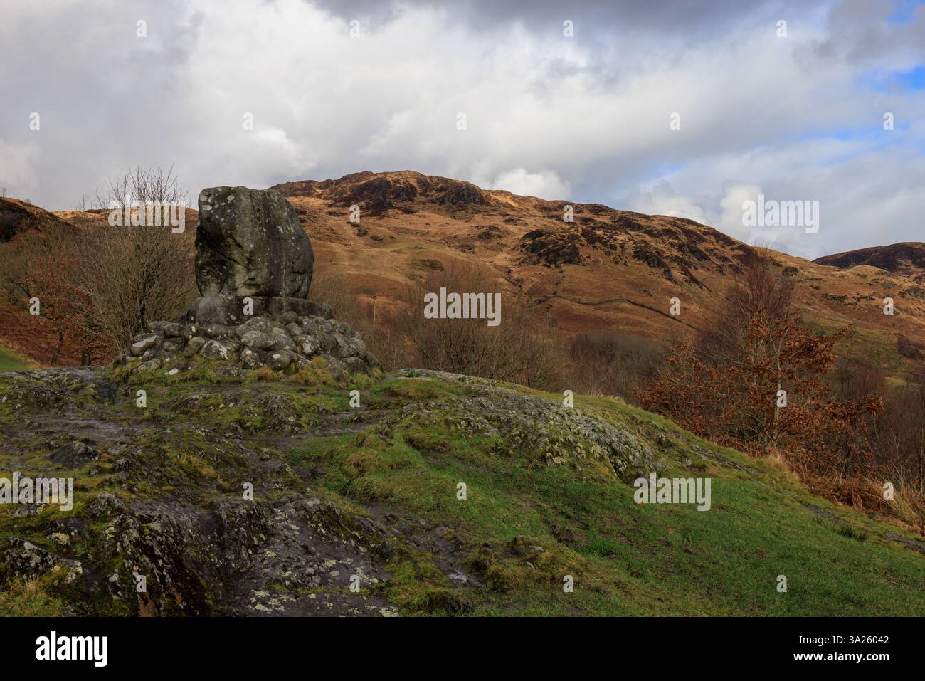 Bruce's Stone, large granite boulder to commemorate King Robert's ...