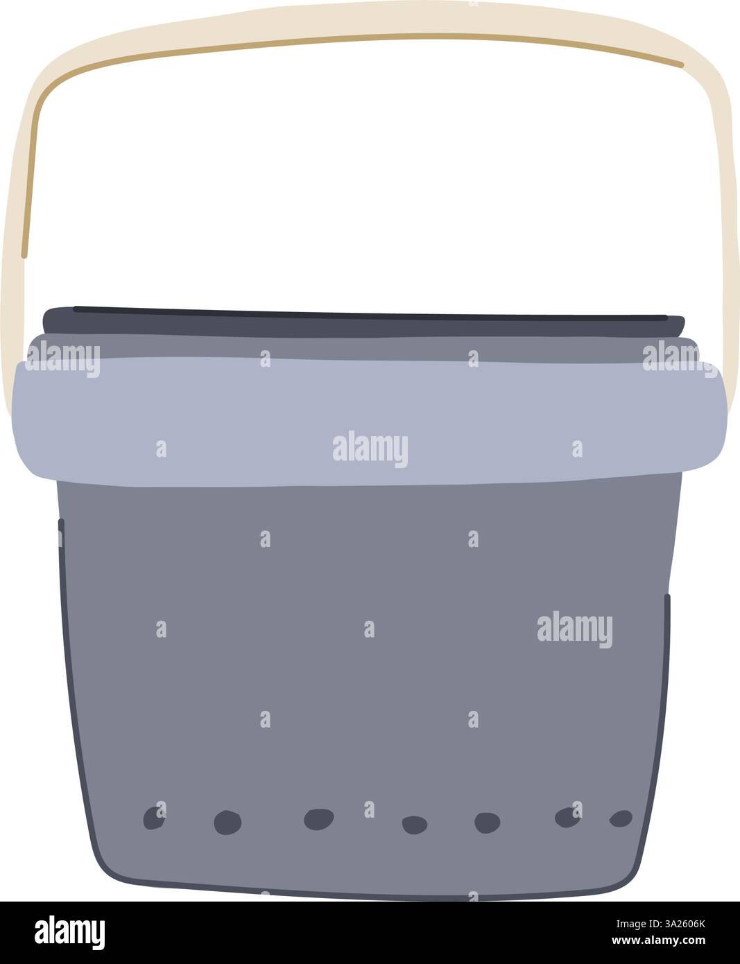 recycling compost bin cartoon vector illustration Stock Vector Image ...