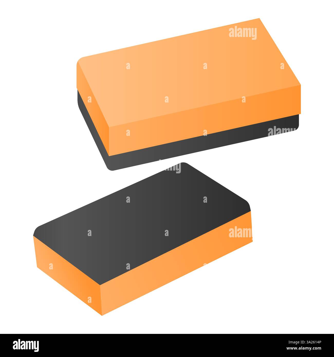 Blackboard Eraser Stationery Vector. Wooden Chalkboard Eraser Element ...