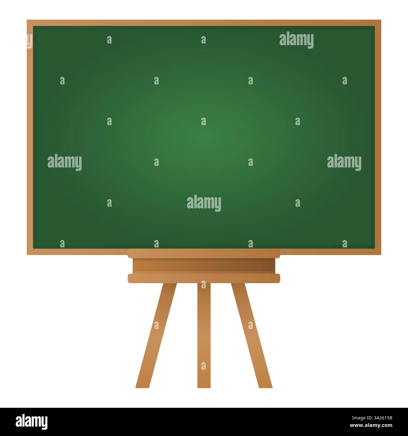 Blank Blackboard Learning Tool Vector. Educational Blackboard Elements ...