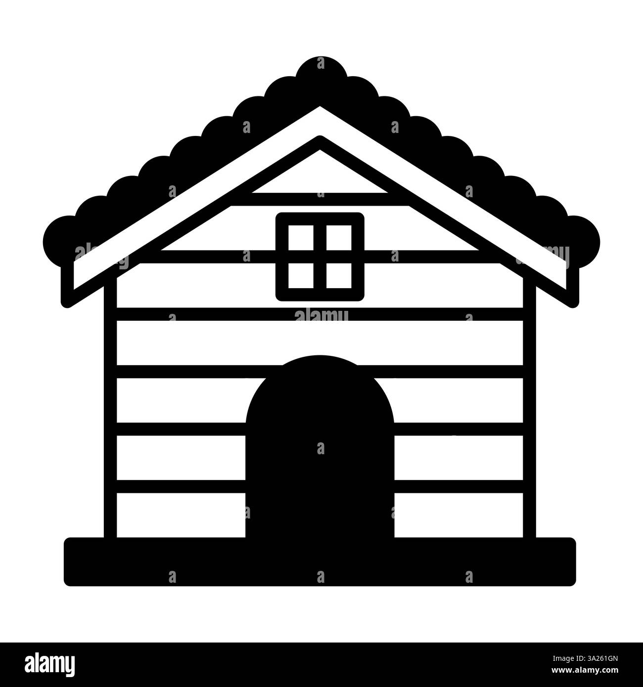 hut, villa, cottage icon in modern style for website mobile logo app UI ...
