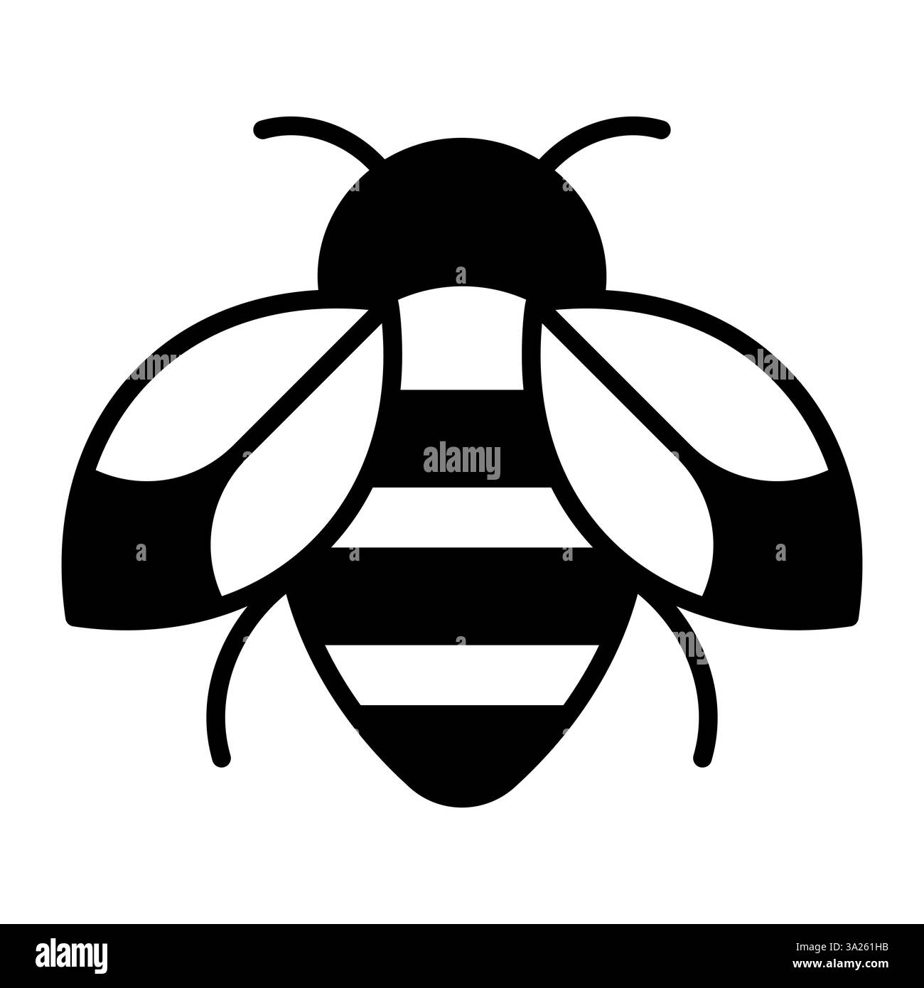 Bumblebee, honey, honey bee icon in modern style for website mobile ...