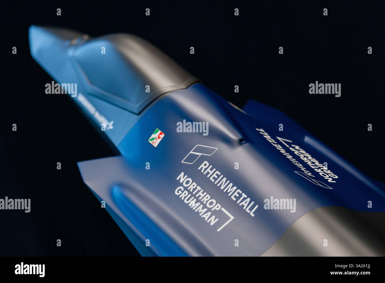 12 March 2025, North Rhine-Westphalia, Duesseldorf: The model of a ...